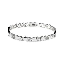 Luxenter Armband 'Lyth' Damen Gr&ouml;&szlig;e 18 cm silber