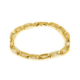 Luxenter Armband 'Asgoth' Damen Gr&ouml;&szlig;e 18 cm gold