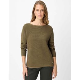 Brax Damen Strickpullover Style LESLEY faded khaki Gr&uuml;n Khaki, gr&uuml;n - khaki, Gr. 36