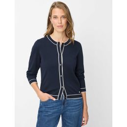 Brax Damen Strickjacke Style ANN navy, dunkelblau, Gr. 34