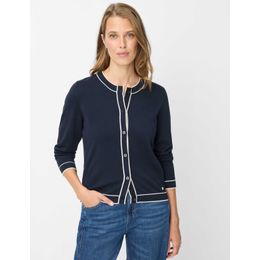 Brax Damen Strickjacke Style ANN navy, dunkelblau, Gr. 34