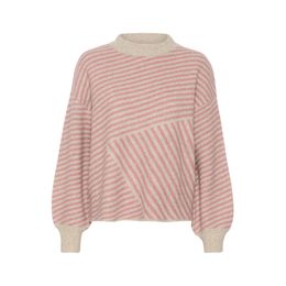 Kaffe Pullover 'Verana' Damen Gr&ouml;&szlig;e S greige / pink