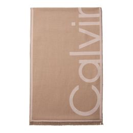 Calvin Klein Schal Damen Größe One Size hellbeige / hellbraun