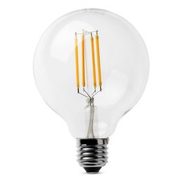Sigor Licht LED-Filament-Globelampe 95 mm E27 Klar E 27 45 W