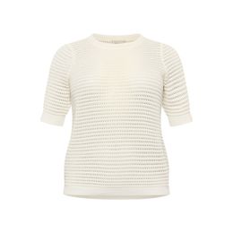 Kaffe Curve Pullover Damen Gr&ouml;&szlig;e M wei&szlig;