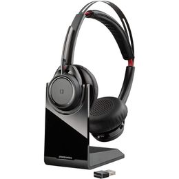 Plantronics Voyager Focus UC B825 Kopfhörer Noise cancelling mit Mikrofon - Schwarz