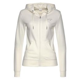 Kangaroos Zip-Up Hoodie female White size 32/34