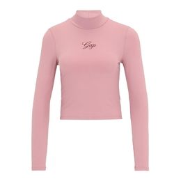 GAP Petite Shirt female Pink size L