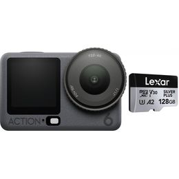DJI Osmo Action 6 Standard Combo + Lexar Silver Plus MicroSDXC 128GB
