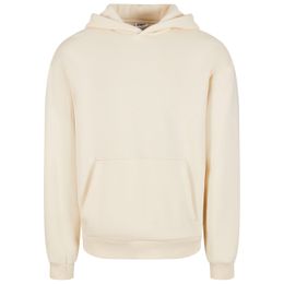 Kapuzensweatshirt Urban Classics "Urban Classics Fluffy Hoody", Herren, Gr. M, sandwei&szlig;, 70% Baumwolle, 30% Polyester, unifarben, Sweatshirts
