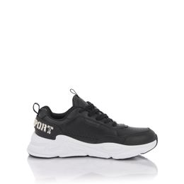 Plein Sport Damen Sneaker "Lo-Top Turnschuhe", Gr. 4302, schwarz, Schuhe