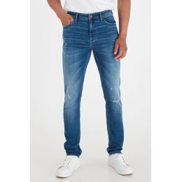 Blend Herren Skinny-fit-Jeans "BHEcho"denim middle blau, Gr. 31, unifarben, Jeans, 89% Baumwolle, 7% Elastodien, 4% Elasthan, Jeans, Klassische