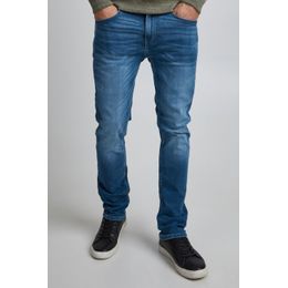 5-Pocket-Jeans Blend "BHJet", Herren, Gr. 28, L&auml;nge 32, denim middle blau, Jeans, 91% Baumwolle, 7% Polyester, 2% Elasthan, unifarben, slim fit normal, Jeans 5-Pocket-Jeans, Klassische Slim-Fit-Jeans