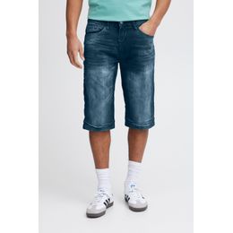 Blend Herren Jeansshorts "BHDenim"denim dunkelblau, Gr. S, unifarben, Denim/Jeans, 98% Baumwolle, 2% Elasthan, Jeans, Lässige Jeansshorts