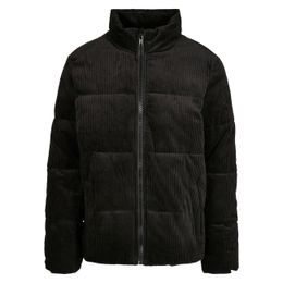 Urban Classics Herren Winterjacke "Urban Classics Herren Boxy Corduroy Puffer Jacket"schwarz, Gr. L, unifarben, 100% Baumwolle, Jacken