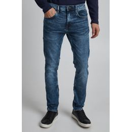 Slim-fit-Jeans Blend "BHJet", Herren, Gr. 33, L&auml;nge 34, denim middle blau, Jeans, 93% Baumwolle, 6% Polyester, 1% Elasthan, unifarben, slim fit normal, Jeans Slim-fit-Jeans, Klassische Slim-Fit-Jeans
