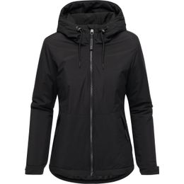 Winterjacke Ragwear "Bevin Warm YOUMODO", Damen, Gr. 6XL (52), schwarz, Obermaterial: 100% Polyester, Innenfutter: 100% Polyester, Wattierung: 100% Polyester, tailliert hüftbedeckend, hoch geschlossener Ausschnitt, verstellbar elastischer Bund mit Druckknöpfen,verstellbar, Jacken, Wasserdichte Damen Jacke für den Winter, Topseller