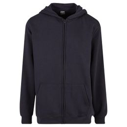 Sweatjacke Urban Classics "Urban Classics Basic Essential Zip Hoody", Herren, Gr. L, navy, 65% Baumwolle, 35% Polyester, unifarben, Sweatjacken Sweatjacke
