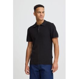 Poloshirt Blend "BHALK", Herren, Gr. XXL, schwarz, Web, 100% Baumwolle, unifarben, eng normal, ohne Ausschnitt, normaler Saum, Shirts, Klassisches Poloshirt