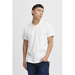 Poloshirt Blend "BHPolo", Herren, Gr. S, wei&szlig; (wei&szlig;dressblaus), Web, 100% Baumwolle, unifarben, regular fit normal, V-Ausschnitt, normaler Saum, Shirts, Klassisches Poloshirt
