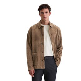 Marc O'Polo Sweatjacke MARC O'POLO "aus schwerem Bio-Baumwoll-Cord", Herren, Gr. M, pavestone, Obermaterial: 100% Baumwolle, unifarben, regular fit, Sweatjacken Sweatjacke