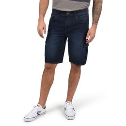 Blend Herren Jeansshorts "BHJacko"denim dunkelblau, Gr. S, unifarben, Web, 98% Baumwolle, 2% Elasthan, Jeans, Cargoshorts aus Denim