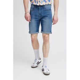Jeansshorts Blend "BHDenim", Herren, Gr. XXL, US-Größen, denim middle blau, Denim/Jeans, 91% Baumwolle, 7% Polyester, 2% Elasthan, unifarben, slim fit kniefrei, Jeans, Lässige Jeansshorts