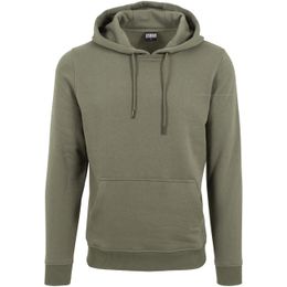 Urban Classics Herren Sweatshirt "Urban Classics Herren Basic Sweat Hoody"olive, Gr. L, unifarben, 63% Baumwolle, 37% Polyester, Sweatshirts