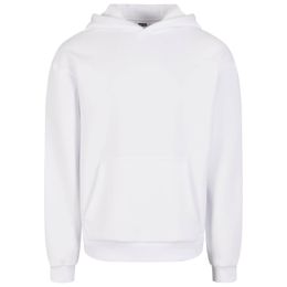 Kapuzensweatshirt Urban Classics "Urban Classics Fluffy Hoody", Herren, Gr. 3XL, wei&szlig;, 70% Baumwolle, 30% Polyester, unifarben, Sweatshirts