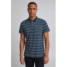 Poloshirt Blend "BHDominik", Herren, Gr. S, marineblaus, Web, 60% Baumwolle, 40% Polyester, gestreift, regular fit normal, V-Ausschnitt, Shirts, Klassisches Polo-Shirt