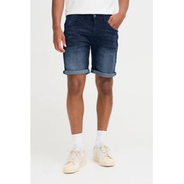 Jeansshorts Blend "BHDenimshorts", Herren, Gr. S, US-Größen, denim dunkelblau, Denim/Jeans, 98% Baumwolle, 2% Elasthan, unifarben, regular fit kurz, Jeans Jeansshorts, Stilvolle 5-Pocket-Jeansshorts