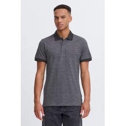 Poloshirt Blend "BHAlfredo", Herren, Gr. S, charcoal mix, Web, 70% Baumwolle, 30% Polyester, meliert, regular fit normal, V-Ausschnitt, Shirts, Klassisches Polo-Shirt