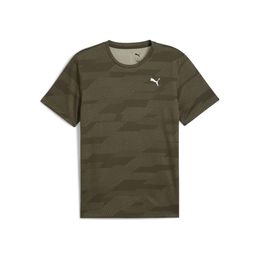 Puma Funktionsshirt "Flex" in Khaki - 39% | Gr&ouml;&szlig;e L | Herren-sportshirts