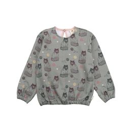 Walkiddy Sweatshirt in Grau/ Rosa - 52% | Gr&ouml;&szlig;e 104 | Kinder-sweatshirts-jacken