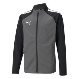 Puma Trainingsjacke in Grau/ Schwarz - 46% | Größe 140 | Kinder-outdoor-jacken