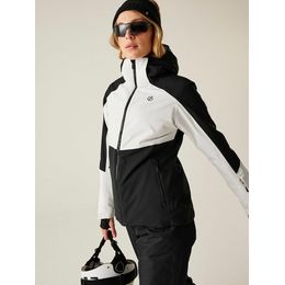 Dare 2b Ski-/ Snowboardjacke "Flurry II" in Schwarz/ Wei&szlig; - 52% | Gr&ouml;&szlig;e 36 | Damen-outdoorjacken