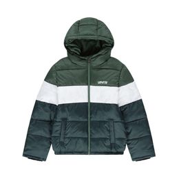 Levi's Kids Steppjacke in Gr&uuml;n/ Wei&szlig; - 56% | Gr&ouml;&szlig;e 140 | Kinderjacken