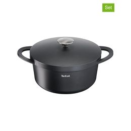 Tefal 2tlg. Set: Aluguss-Kochtopf "Trattoria" - &Oslash; 28 cm - 33% | Kochgeschirr