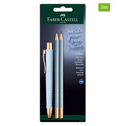 Faber-Castell 3tlg. Schreibset "Urban" in Hellblau - 15% | Schulzubehoer