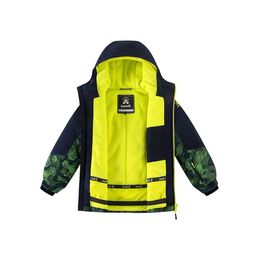 Kamik Winterjacke "Samuel" in Dunkelblau/ Gr&uuml;n - 41% | Gr&ouml;&szlig;e 122 | Kinderjacken