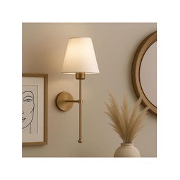 Opviq Wandleuchte in Creme/ Gold - (H)50 x Ø 13 cm - 56% | Wandleuchten