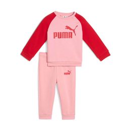 Puma 2tlg. Outfit in Rosa/ Rot - 45% | Gr&ouml;&szlig;e 74 | Baby-sweatshirts-jacken