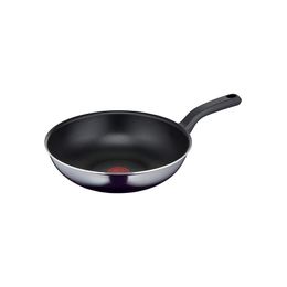 Tefal Wokpfanne "Resist" in Grau/ Schwarz - &Oslash; 28 cm - 28% | Kochgeschirr