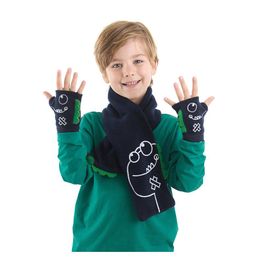 Denokids 2tlg. Winteraccessoires-Set in Dunkelblau - 25% | Gr&ouml;&szlig;e 110-128 | Kinderschals