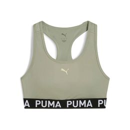 Puma Sport-BH "4Keeps" in Khaki - Medium - 39% | Gr&ouml;&szlig;e M | Damen-sportunterwaesche