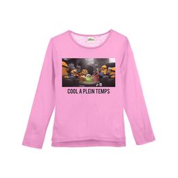 Minions Longsleeve "Minions" in Pink - 62% | Gr&ouml;&szlig;e 104 | Kinder-longsleeves