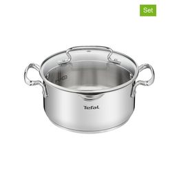 Tefal 2tlg. Set: Edelstahl-Kochtopf "Duetto" - &Oslash; 20 cm - 34% | Kochgeschirr