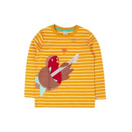 frugi Longsleeve "Summit" in Gelb/ Wei&szlig; - 41% | Gr&ouml;&szlig;e 98/104 | Kinder-longsleeves