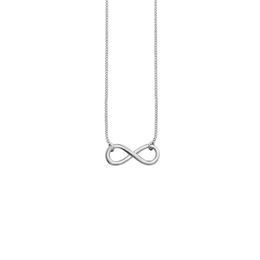 CAI CA&Iuml; Collierkettchen &raquo;925/- Sterling Silber rhodiniert Infinity&laquo; wei&szlig; 39+5cm Collier mit Unendlichkeitssymbol