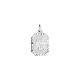 Vivance Kettenanhänger »925-Sterling Silber rhodiniert« () weiß one-size Edler Anhänger aus 925/- Sterling Silber rhodiniert